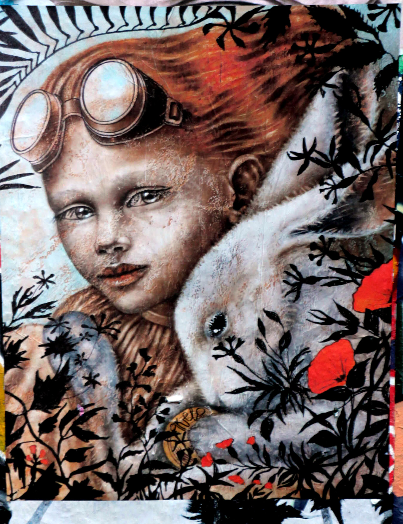 Alice au Pays des Merveilles - François-Régis Street Art