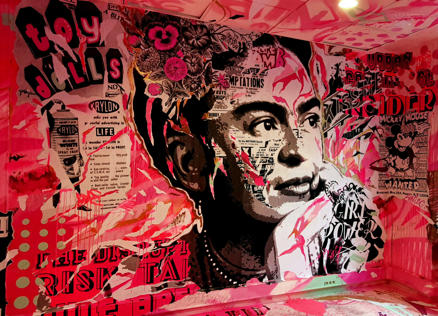Le street art et les peintres: Frida Kahlo - François-Régis Street Art